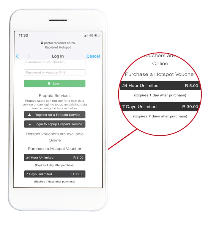 Rapidnet Hotspot | Offering uncapped data from R5